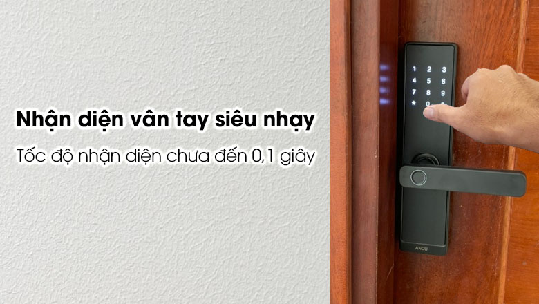Khóa Cửa Điện Tử Andu A3 - Dùng APP